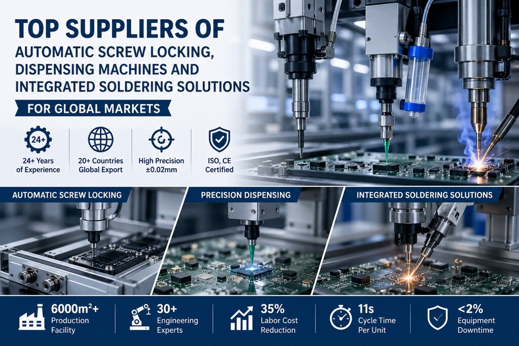 Top Suppliers of Automatic Screw Locking, Dispensing Machines and ...